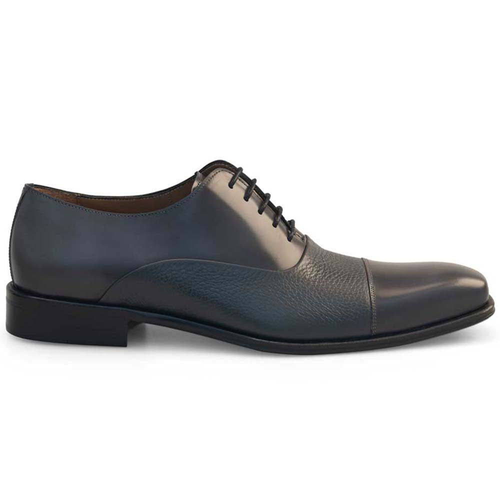 Mezlan Cap Toe Oxford Grey (21456) | MensDesignerShoe.com