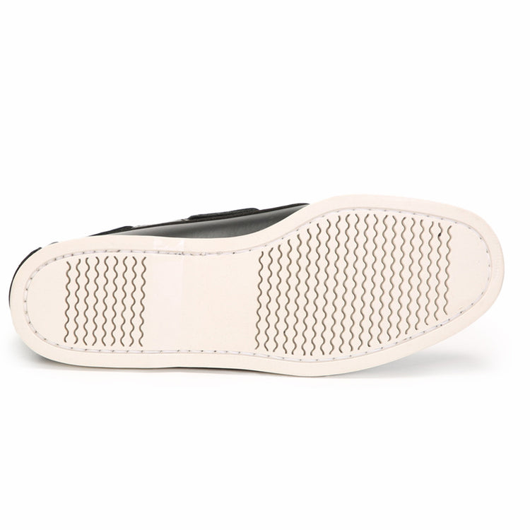 Neil M Boat Shoe Black | MensDesignerShoe.com