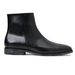 Bruno Magli Raging Leather Side Zip Boot Black | MensDesignerShoe.com