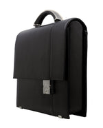 Aaron Irvin Small Flap-Over Briefcase - MensDesignerShoe.com