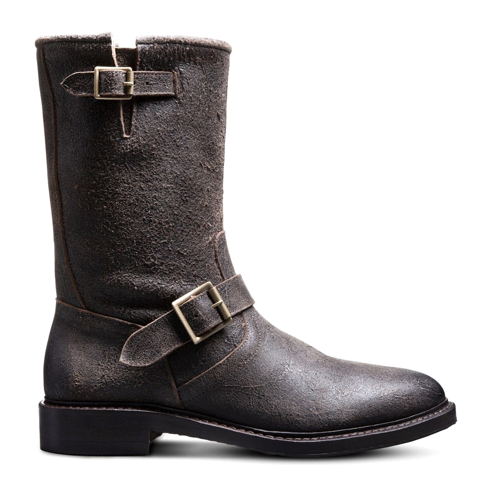 Allen Edmonds Austin Engineer Boots Husk (6580) | MensDesignerShoe.com