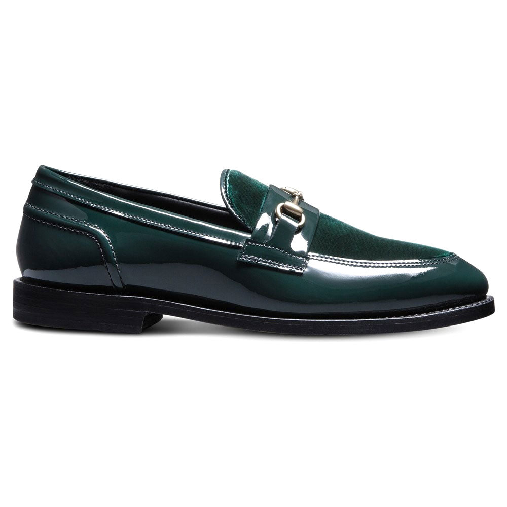 Allen Edmonds Holiday Randolph Leather Bit Loafer Dark Green (7325 ...