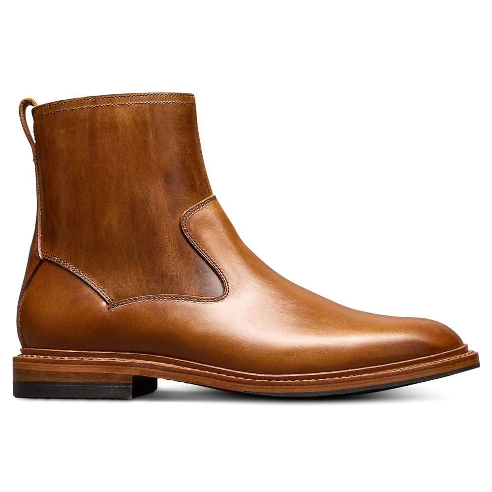Allen Edmonds Tompkins Shearling Zip-up Boots Pecan (7830 ...