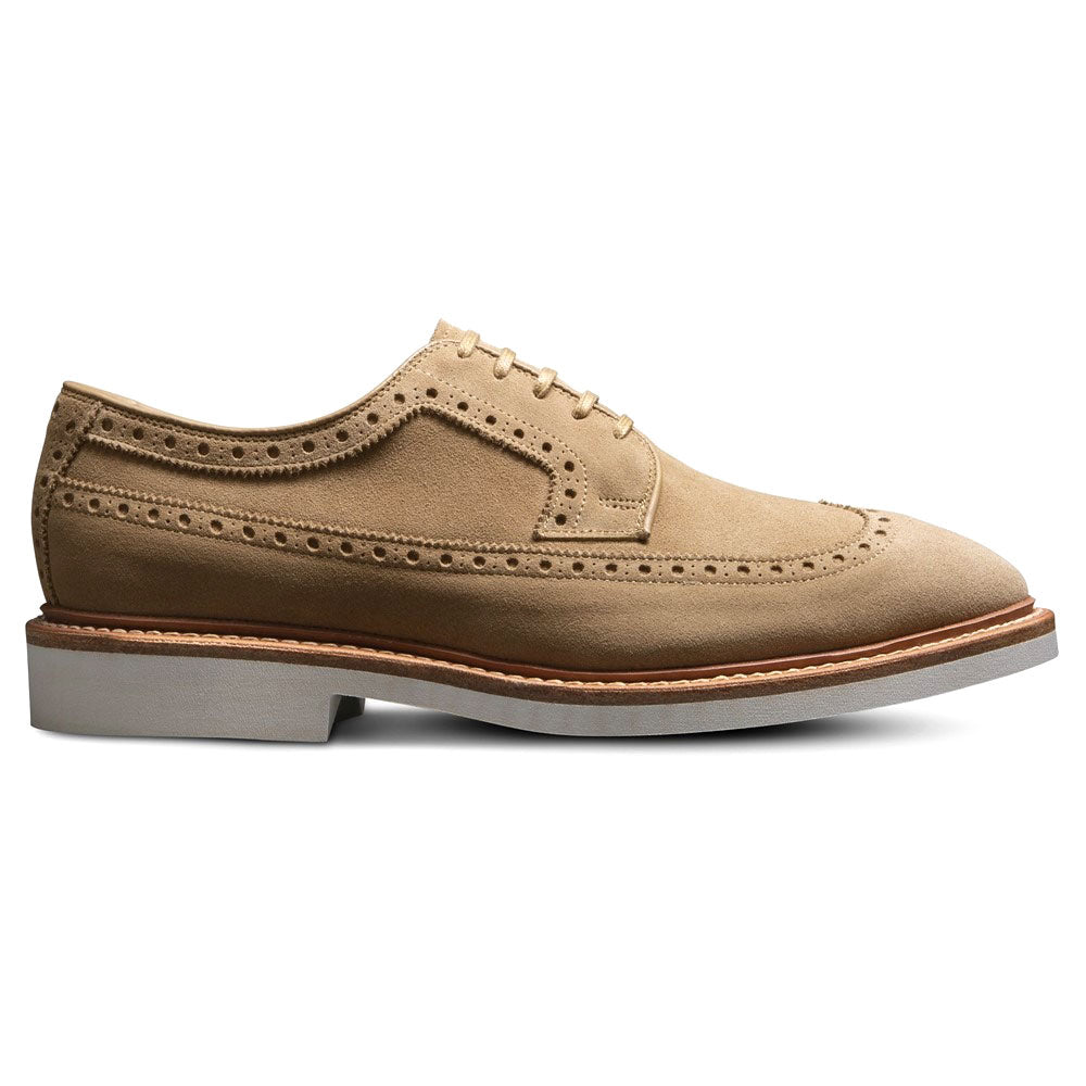 Allen Edmonds William Suede Wingtip Derby Bone (6317 ...