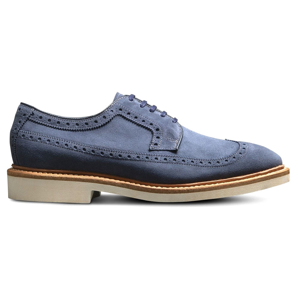Allen Edmonds William Suede Wingtip Derby Denim (6328 ...