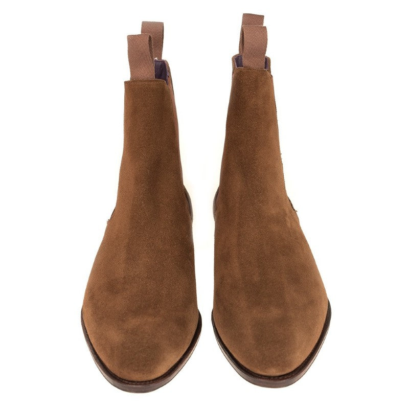 Carmina Chelsea Boots 80186 Inca Snuff Suede | MensDesignerShoe.com