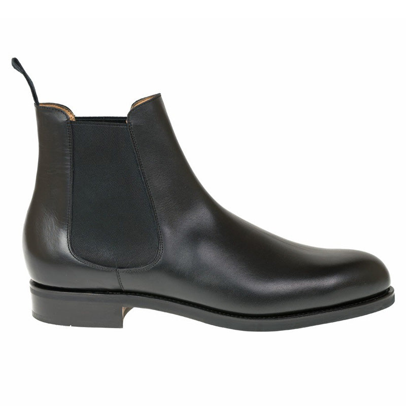 Carmina Chelsea Boots 810 Forest Black | MensDesignerShoe.com