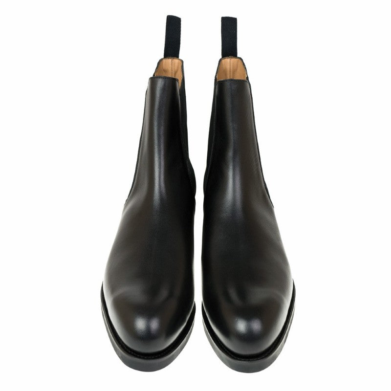 Carmina Chelsea Boots 810 Forest Black | MensDesignerShoe.com