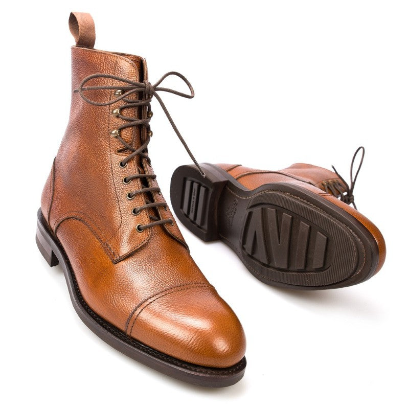 Carmina Jumper Boots 80184 Oscar Chestnut | MensDesignerShoe.com