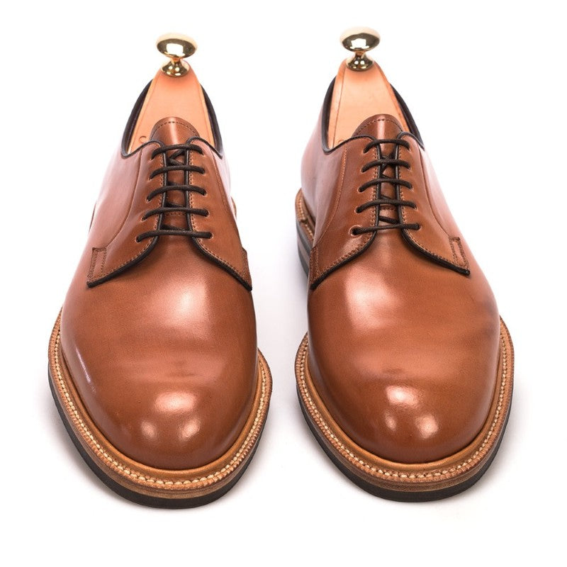 Carmina Shell Cordovan Derby 531 Oscar Natural | MensDesignerShoe.com