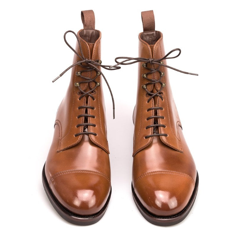 Carmina Shell Cordovan Jumper Boots 80184 Oscar Bourbon ...