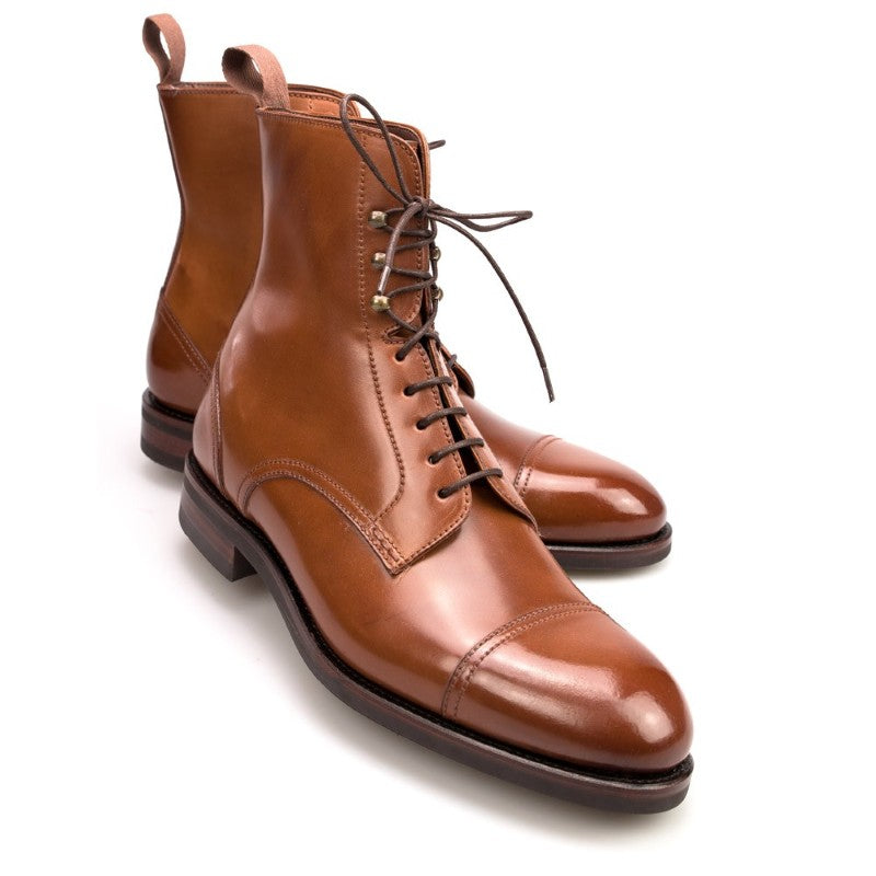 Carmina Shell Cordovan Jumper Boots 80184 Oscar Bourbon ...