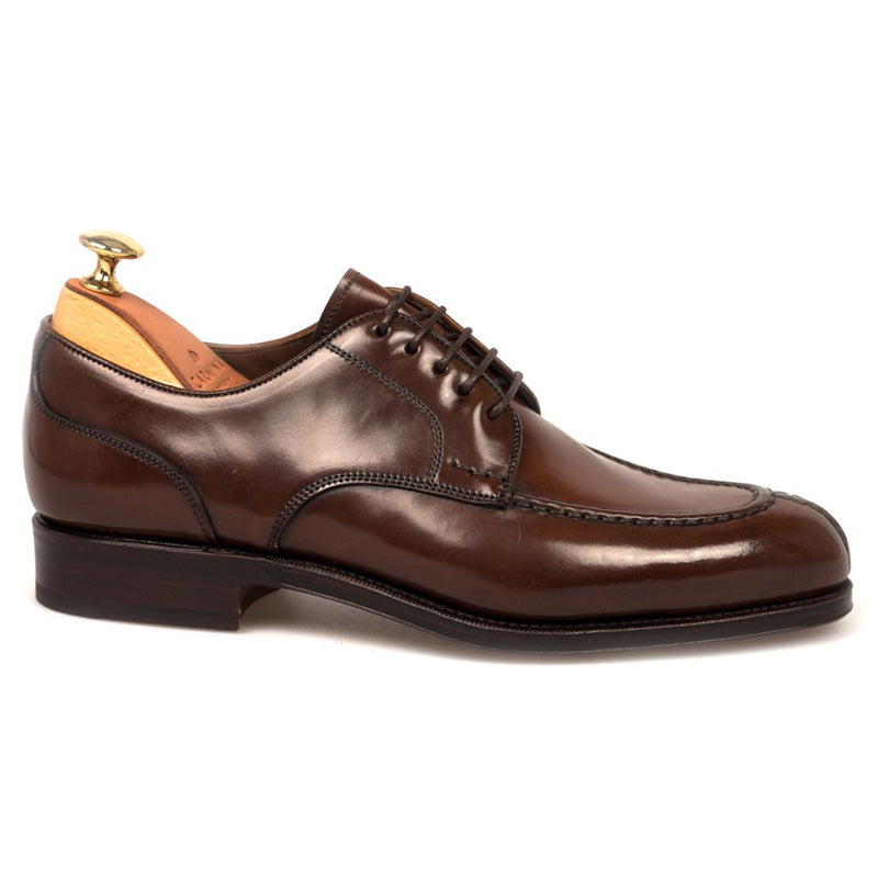 Carmina Shell Cordovan Norwegian Shoes 80414 Forest Armagnac | MensDesignerShoe.com