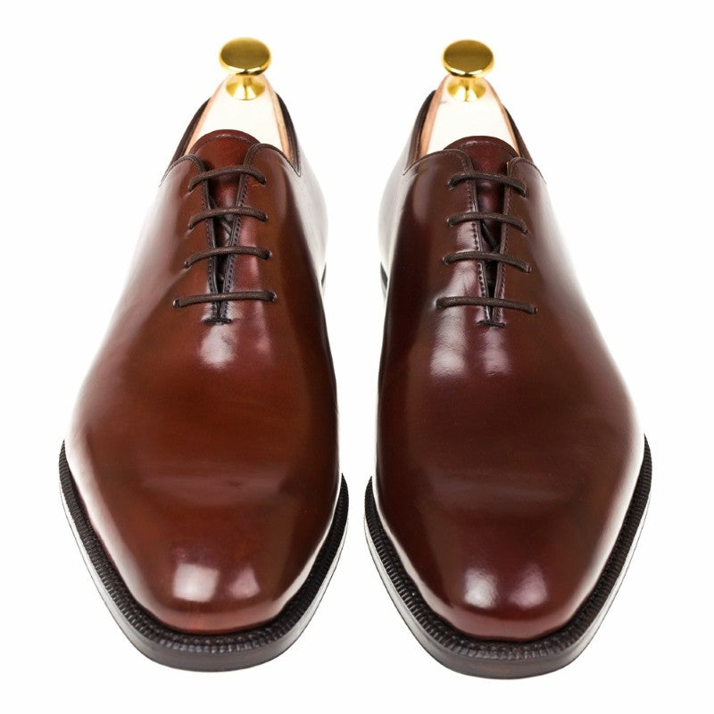 Carmina Shell Cordovan Wholecut 910 Rain Rubi | MensDesignerShoe.com