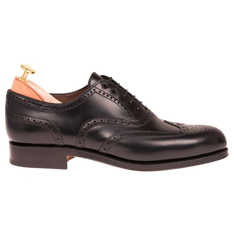 Carmina Shell Cordovan Wingtip Oxfords 731 Forest Black ...