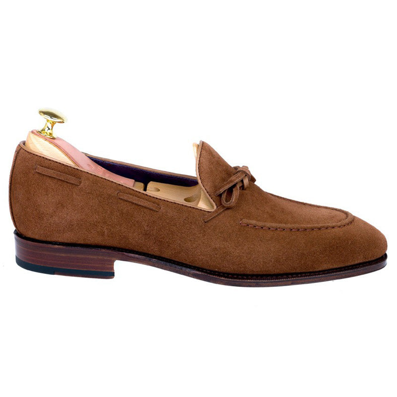 Carmina String Loafers 80228 Uetam Polo Suede | MensDesignerShoe.com