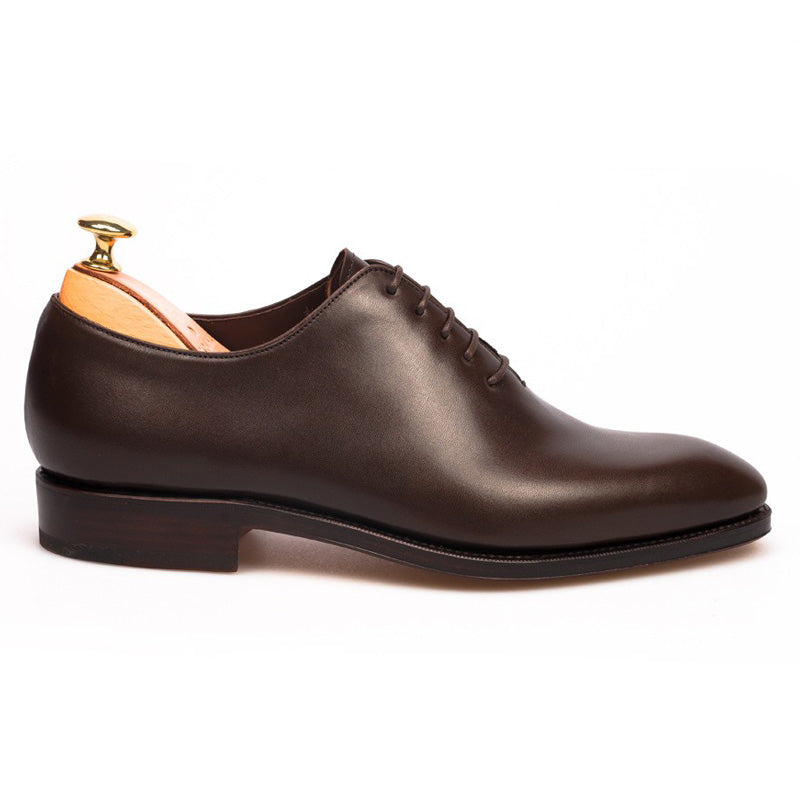 Carmina Wholecut Oxfords 910 Rain Brown | MensDesignerShoe.com