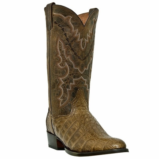 Dan Post Birmingham DP2392 Caiman Flank Western Boots Bay Apache ...