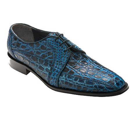David X Milo Crocodile Shoes Navy | MensDesignerShoe.com