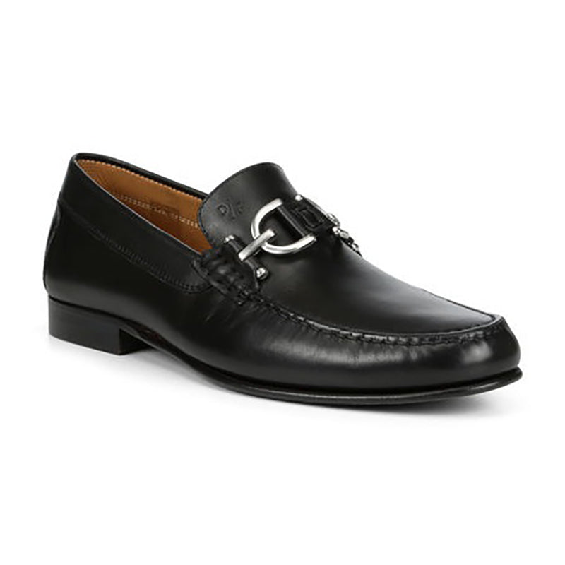 Donald Pliner Colin Lux Calf Leather Loafer Black | MensDesignerShoe.com