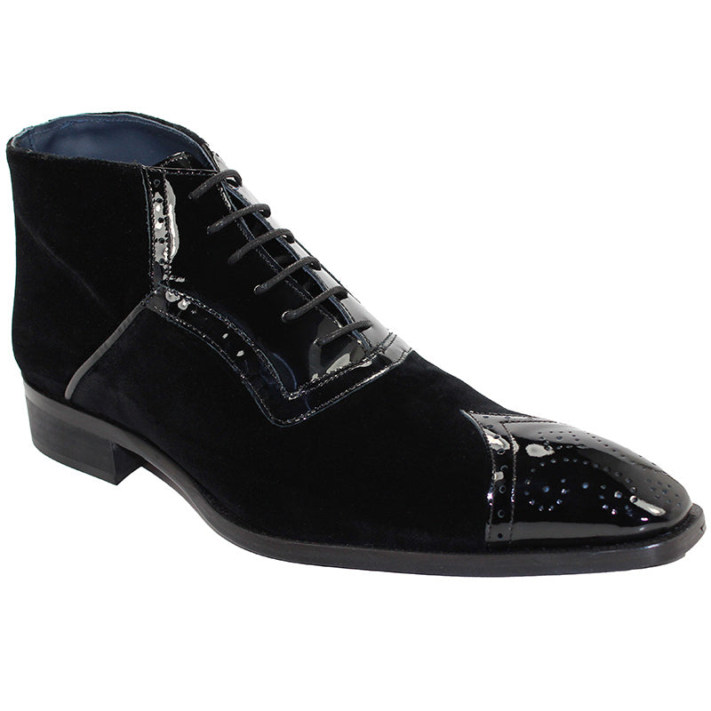 Duca by Matiste Perugia Black Boots | MensDesignerShoe.com