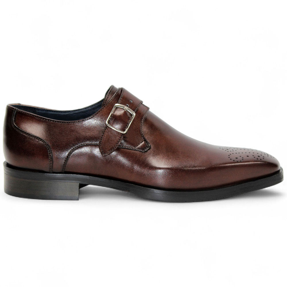 Firmani Duncan Leather Shoes Chocolate | MensDesignerShoe.com