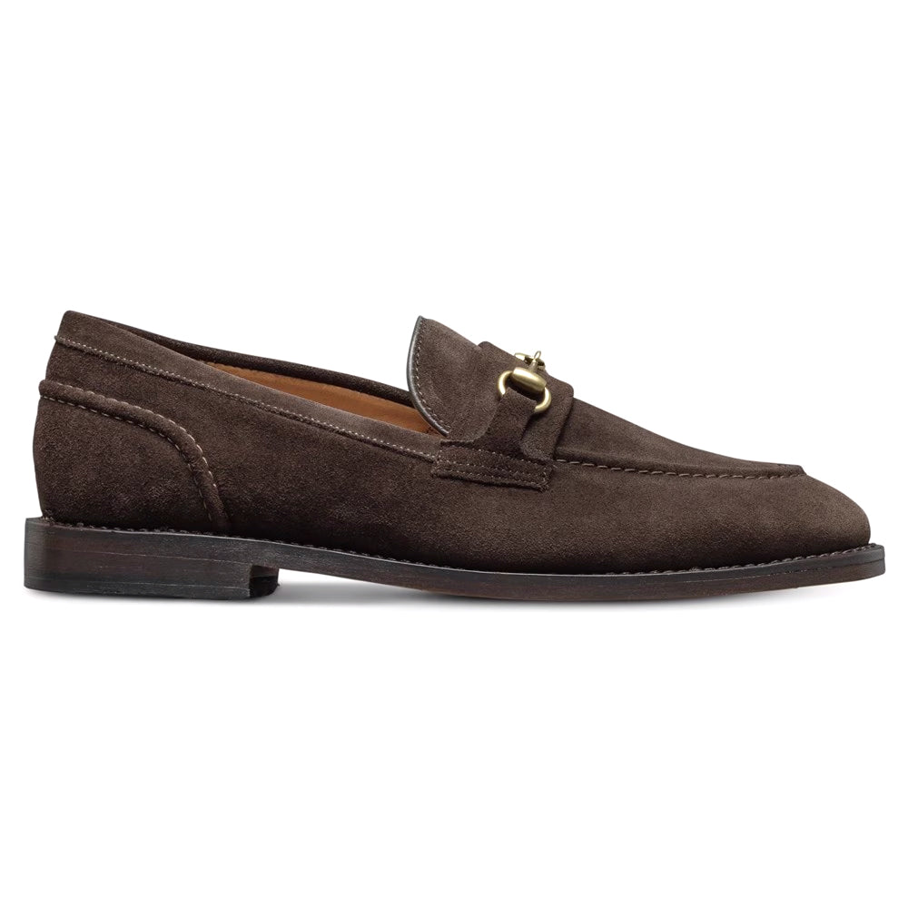 Allen Edmonds Randolph Suede Bit Loafer Chocolate (7570 ...