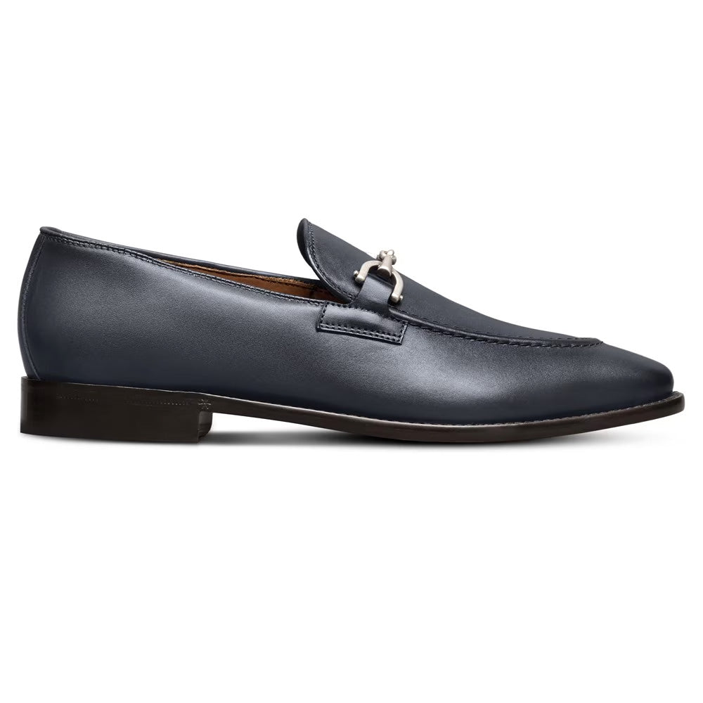 Allen Edmonds Stanton Leather Bit Loafer Navy | MensDesignerShoe.com