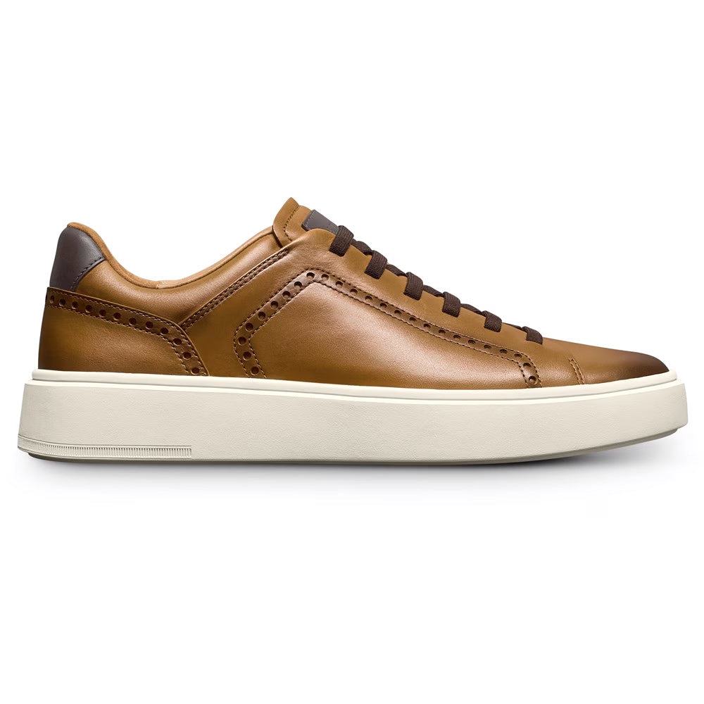 Allen Edmonds Oliver Leather Slip-on Stretch-lace Sneaker Walnut (7916 ...