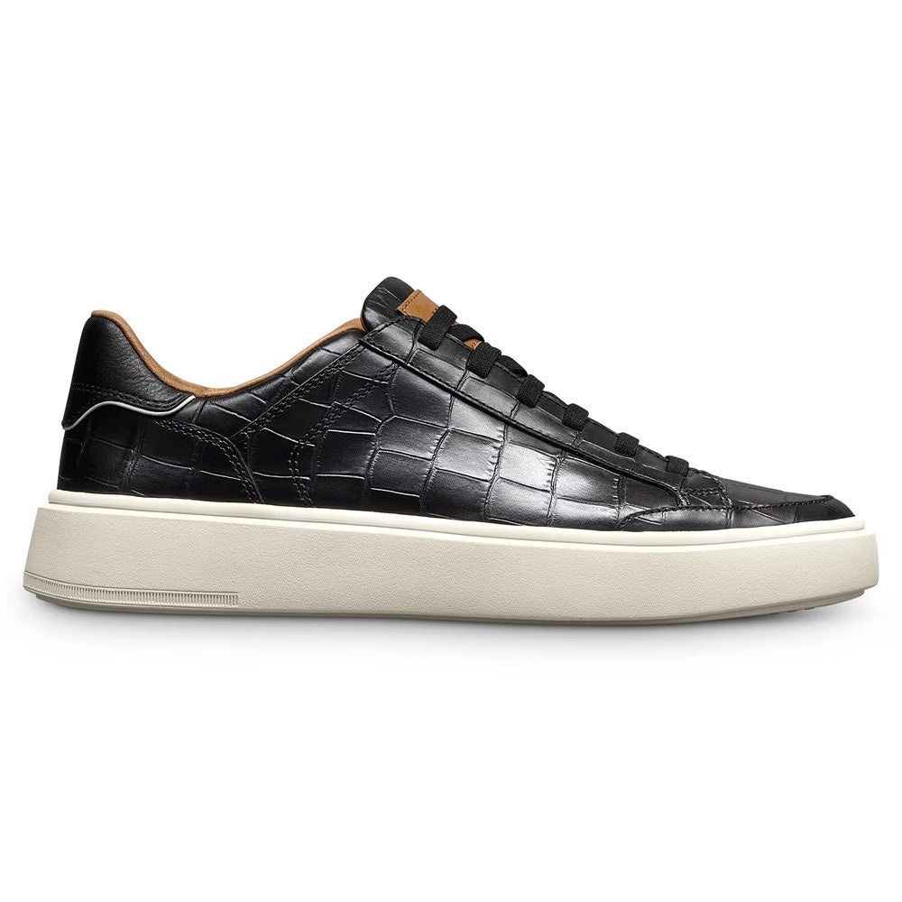 Allen Edmonds Oliver Embossed Crocodile Slip-on Stretch-lace Sneaker ...