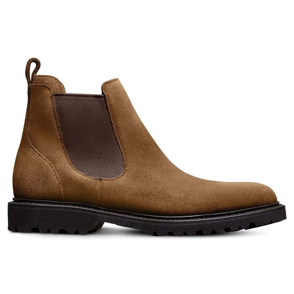 Allen Edmonds Grafton Suede Chelsea Boots Tan (9499) | MensDesignerShoe.com