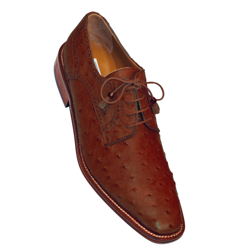 Ferrini F214 Ostrich Quill Shoes | MensDesignerShoe.com