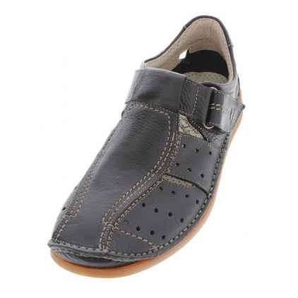 Fluchos Nautilus 6033 Sandals Black | MensDesignerShoe.com