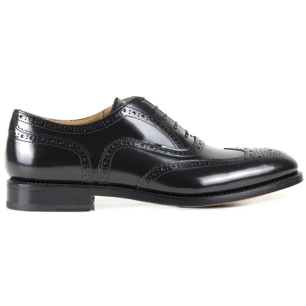 Il Gergo Imperial Wingtip Shoes Book Black | MensDesignerShoe.com