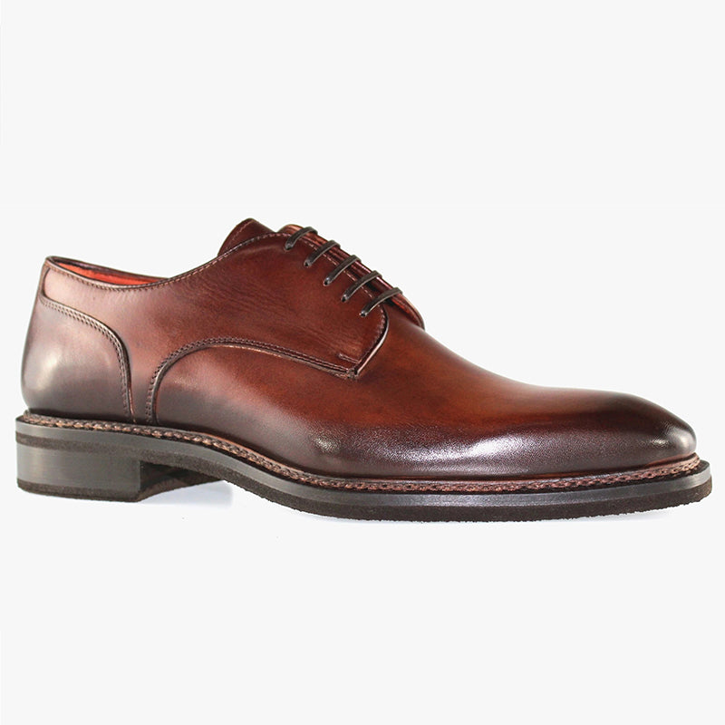 Jose Real Amberes Derby Marrone | MensDesignerShoe.com