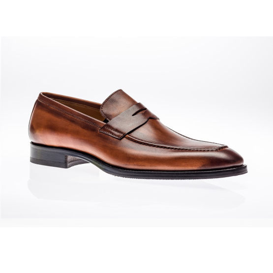 Jose Real Amberes Penny Loafers Tuscania | MensDesignerShoe.com