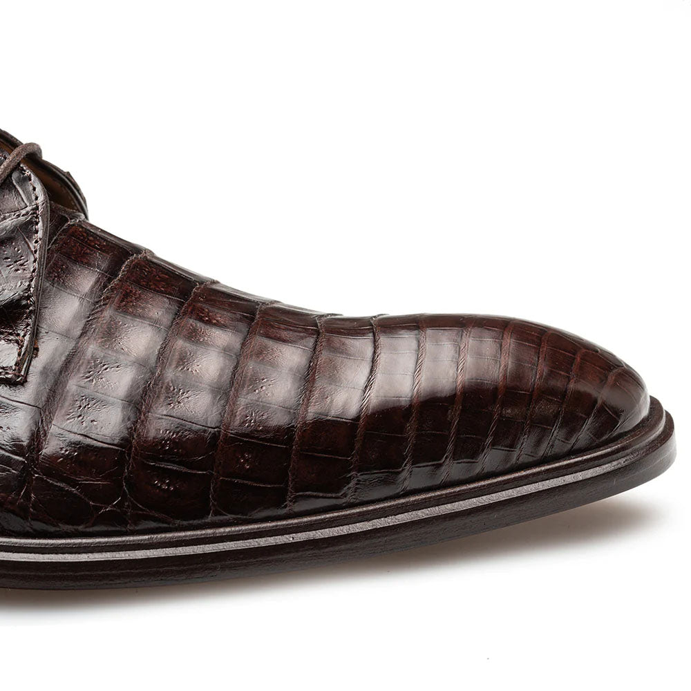 Mezlan Riverside Crocodile Lace-Up Derby Brown (50180-F ...