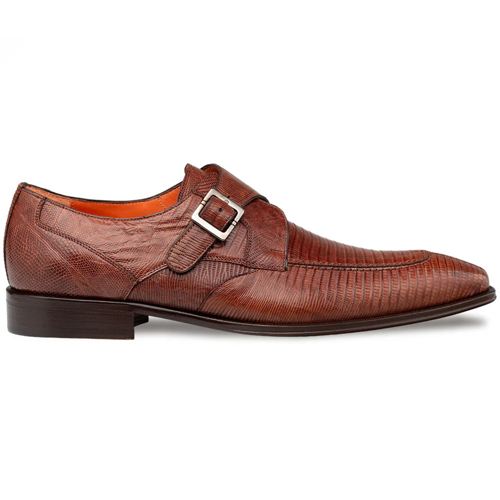 Mezlan Lizard Monk Strap Sport (SX50046-L) | MensDesignerShoe.com
