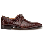 Mezlan Moscow Alligator Blucher Cognac | MensDesignerShoe.com