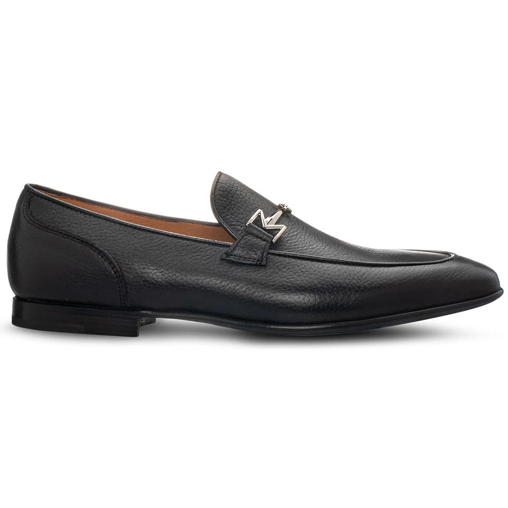 Moreschi 0171000 Leather Loafers Black | MensDesignerShoe.com