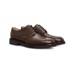 Moreschi 021412C Calfskin Derby Dark Brown | MensDesignerShoe.com