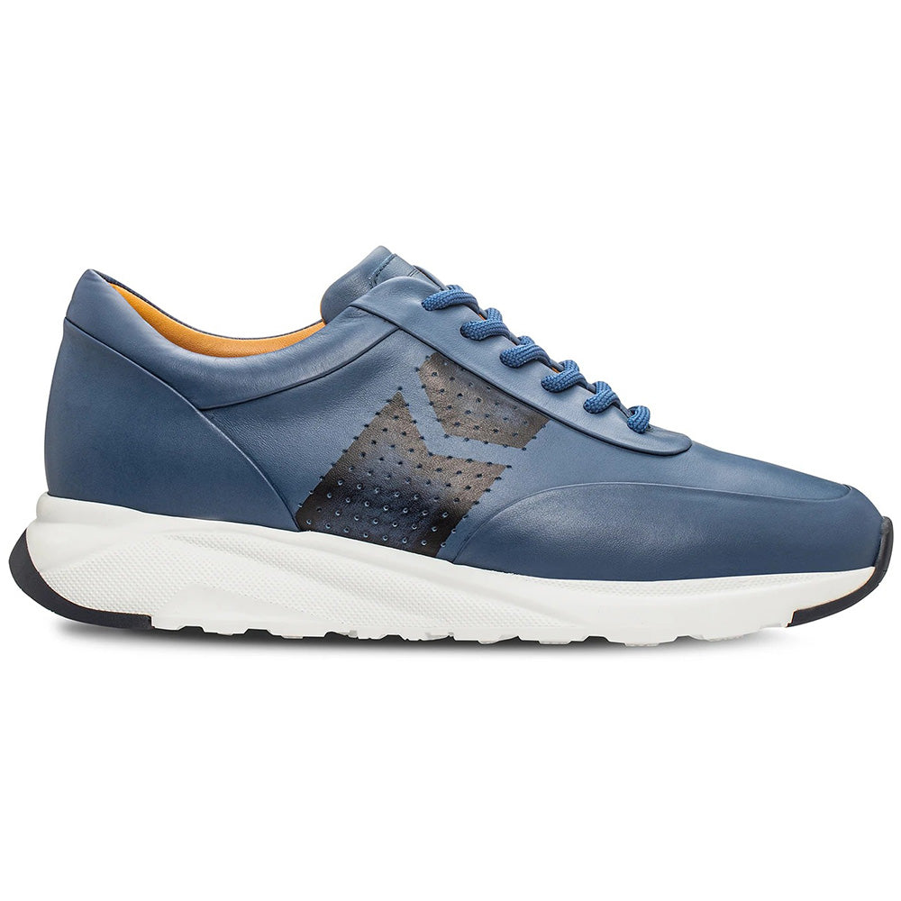 Moreschi 044094A Leather Sneakers Blue | MensDesignerShoe.com