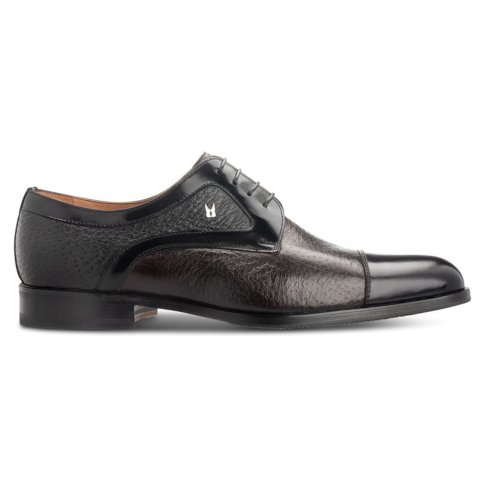 Moreschi 43930 Leather Derby Black / Brown | MensDesignerShoe.com