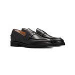 Moreschi Black Leather Penny Loafer (0161000) | MensDesignerShoe.com