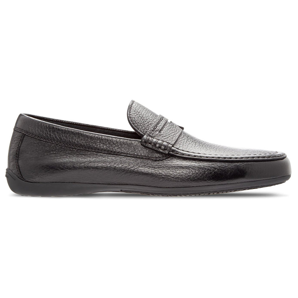 Moreschi Minorca Slip-on Loafers Black | MensDesignerShoe.com