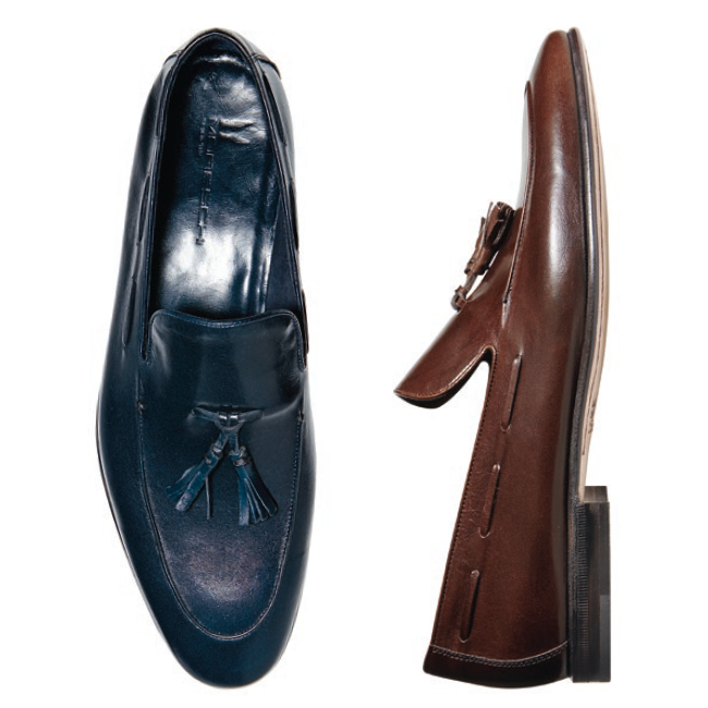 Moreschi Vilnius Kangaroo Tassel Loafers | MensDesignerShoe.com