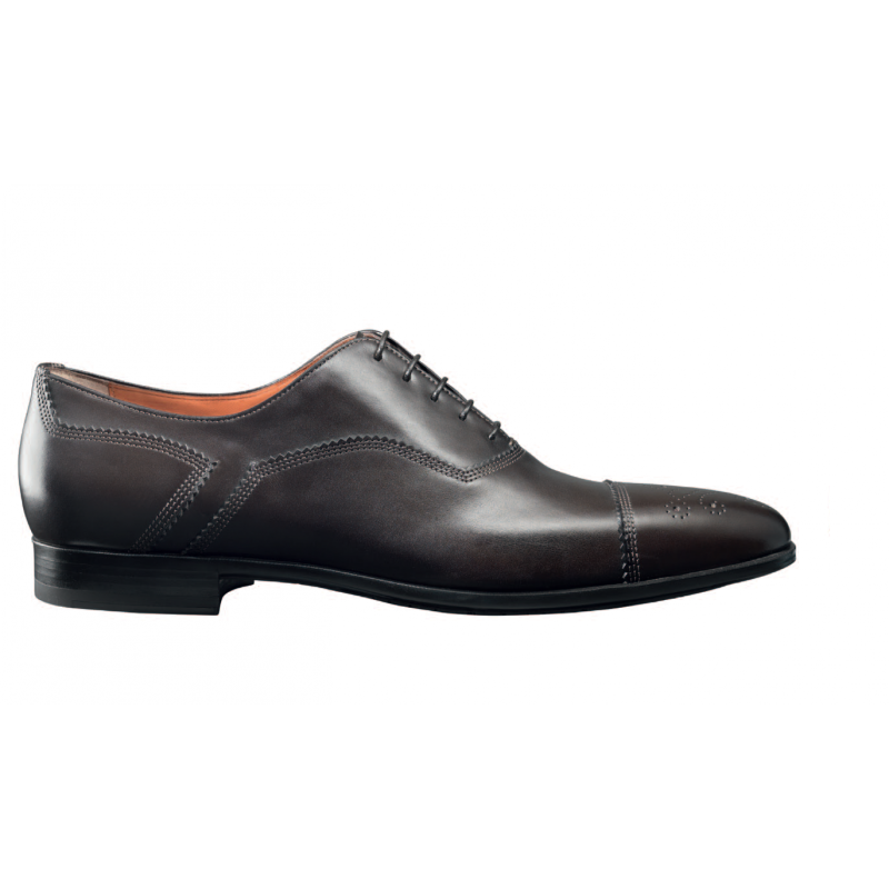 Santoni Alex Cap Toe Oxfords | MensDesignerShoe.com