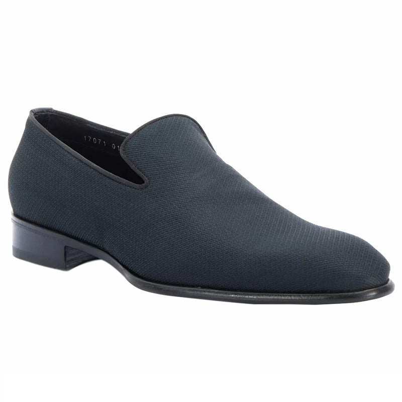 Santoni Paloma Loafers Black | MensDesignerShoe.com