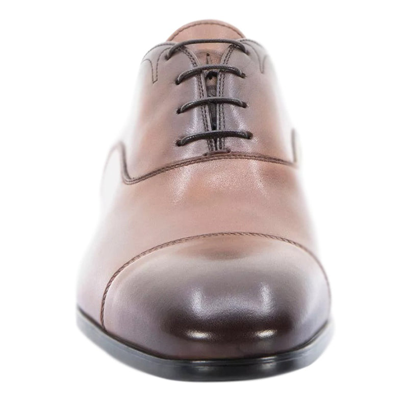 Santoni Oxford Shoes Brown Size 7D | MensDesignerShoe.com