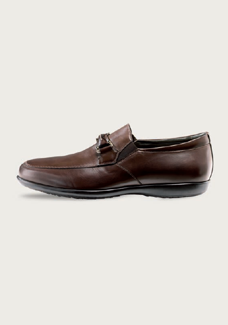 Santoni Shoes Mack Side Gore Buckle Slip On | MensDesignerShoe.com